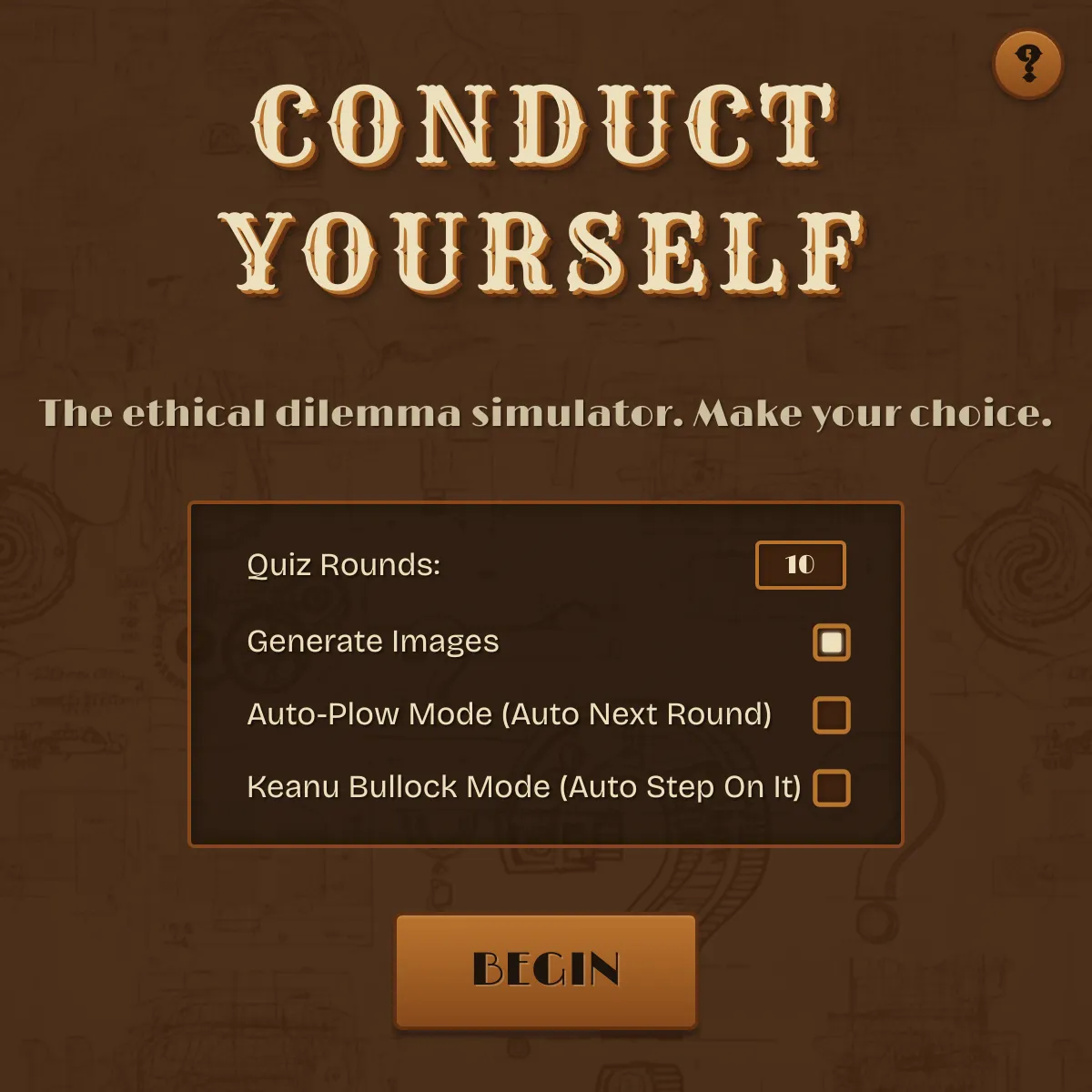 Conduct Yourself