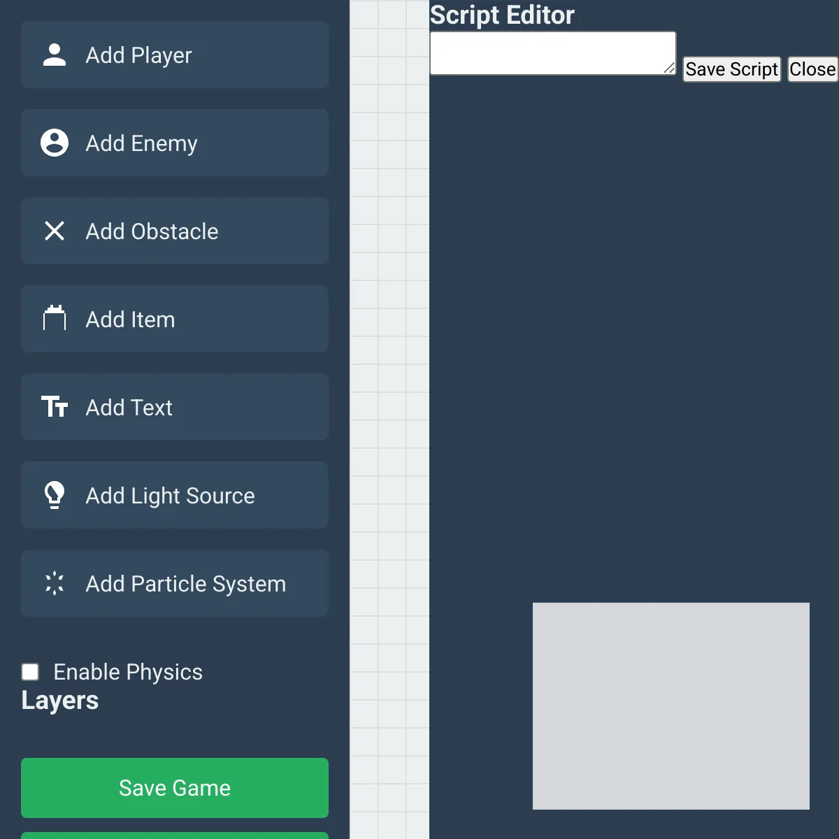 WebSim WYSIWYG Game Editor