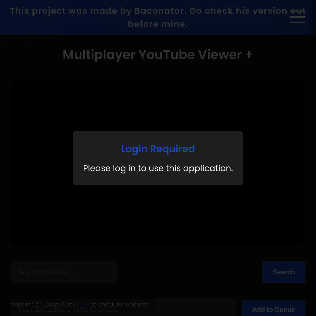 Multiplayer YouTube Viewer