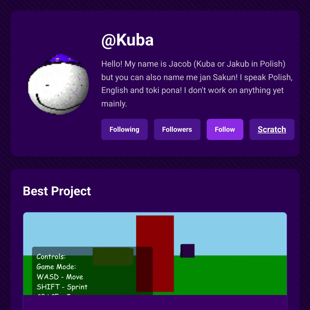 @Kuba's Profile – websim.com