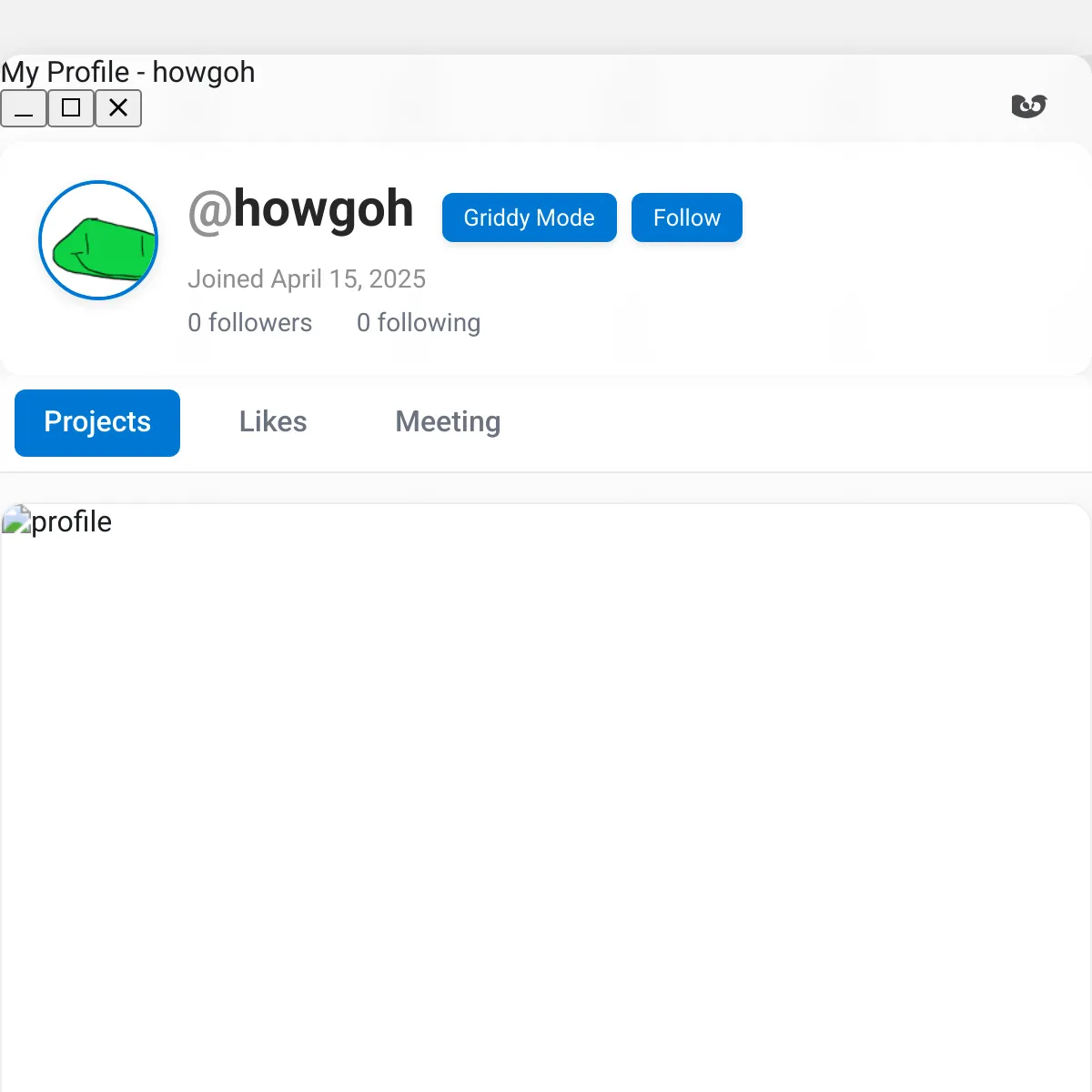 @howgoh's Profile – websim.com