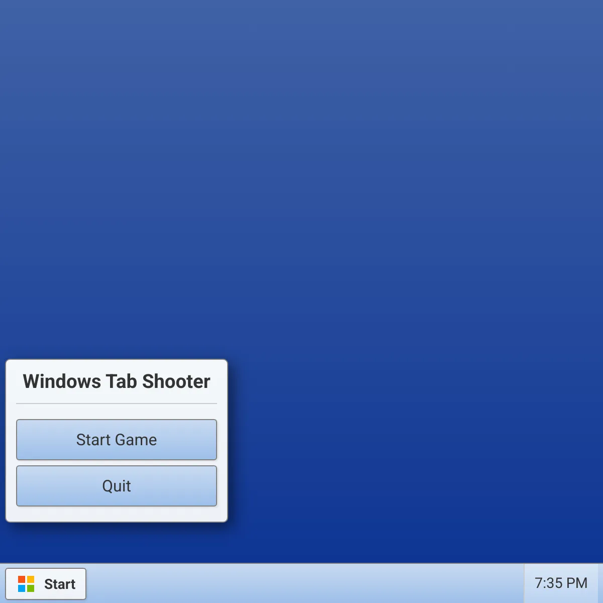 Windows 7 Tab Shooter