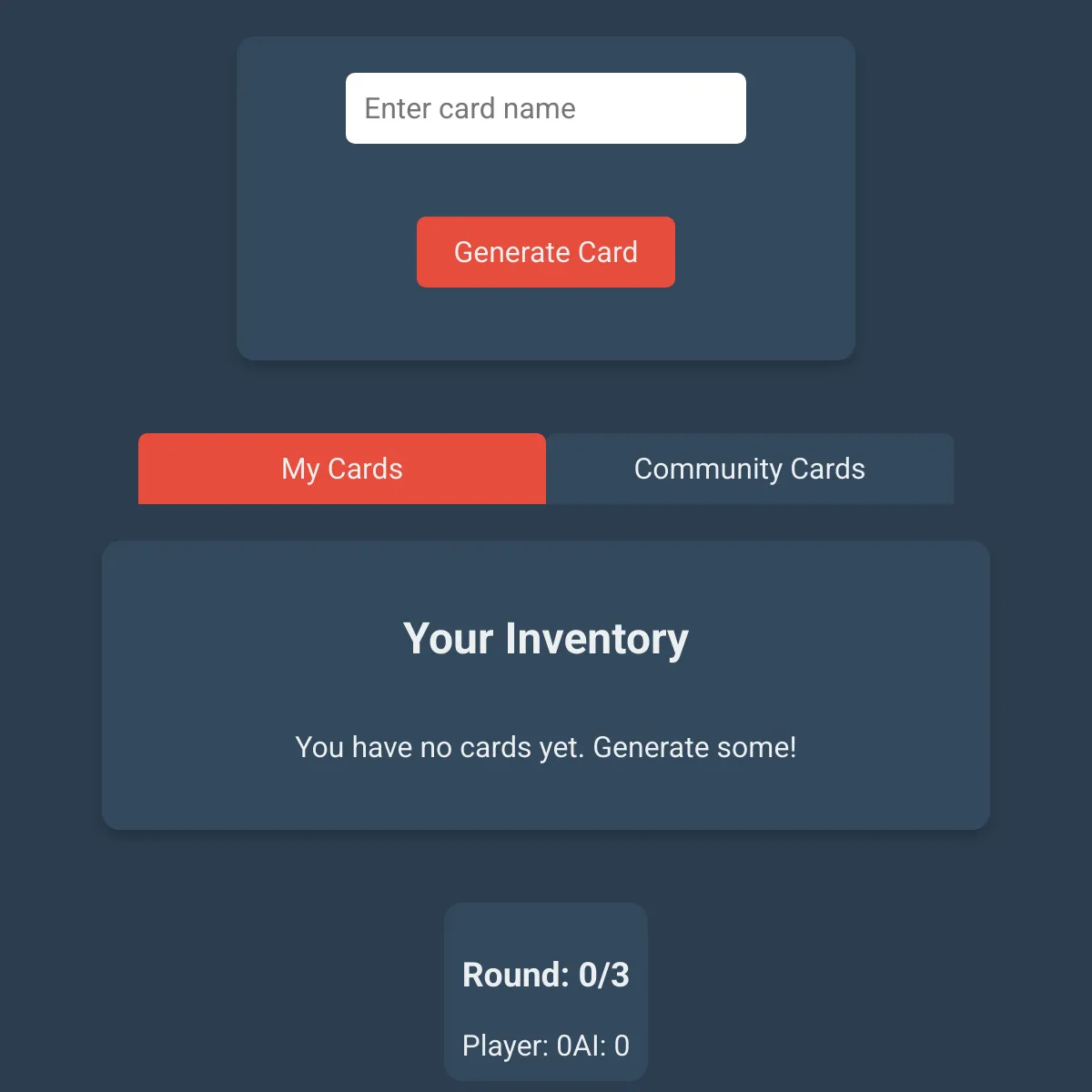 Dynamic Card Generator