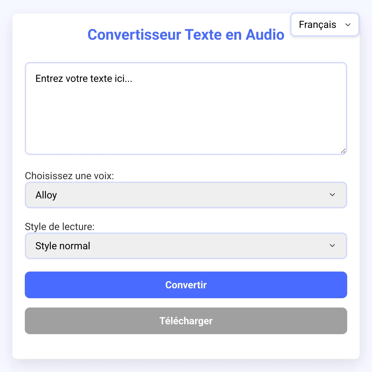 Text to Speech App (Multi) v2.1