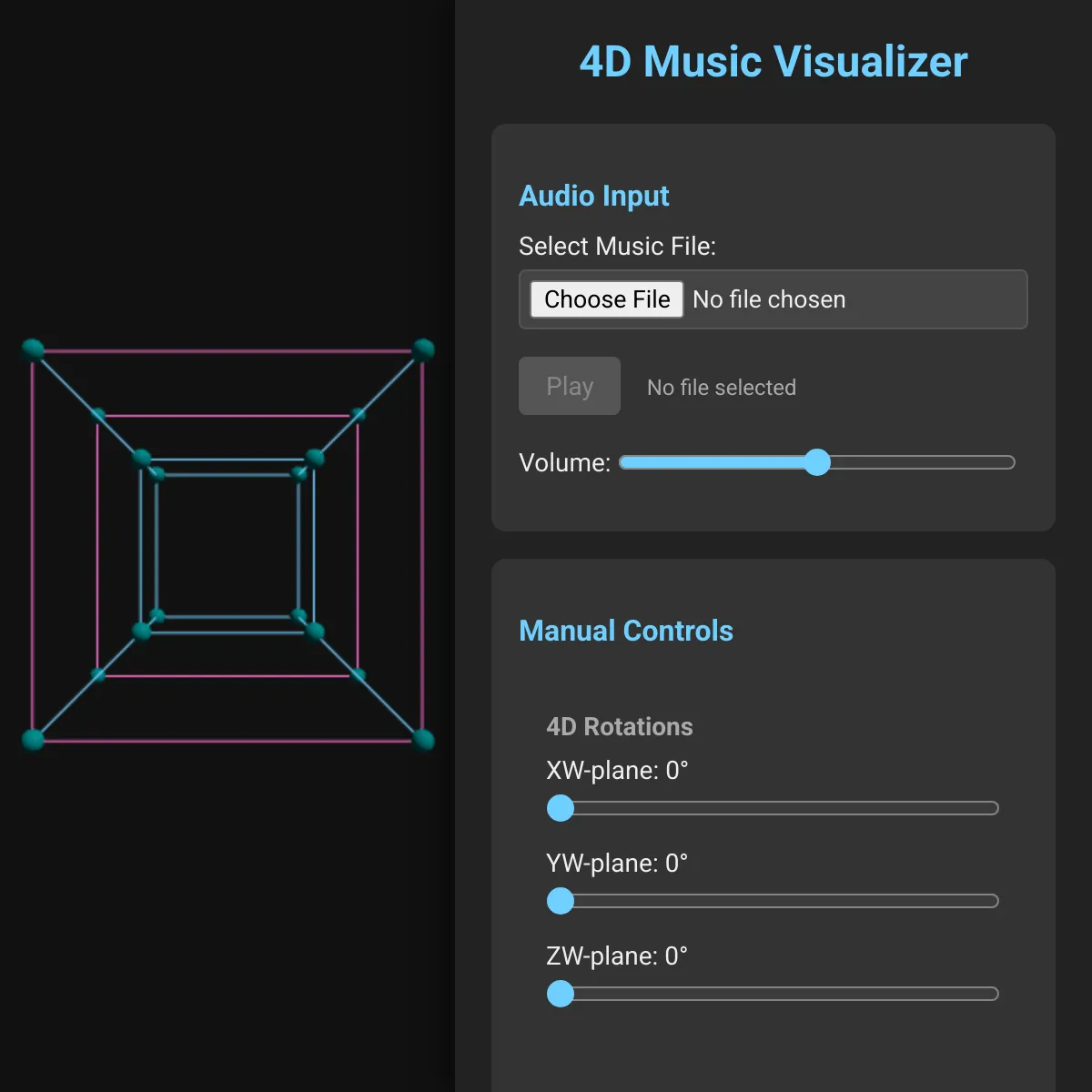4D Music Visualizer