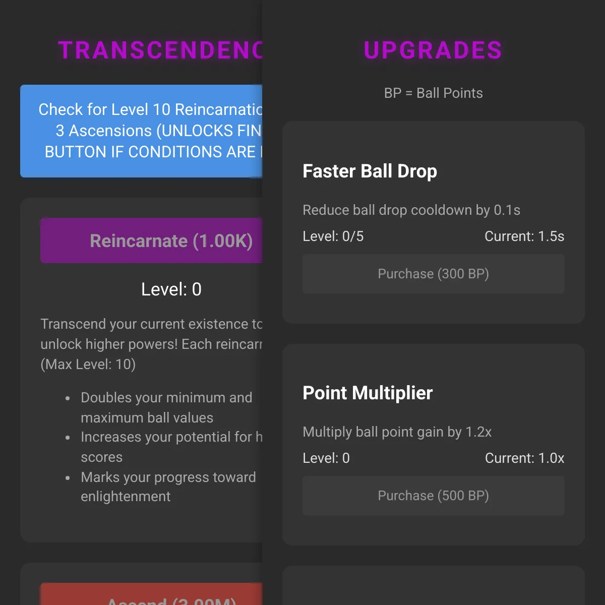 Ball Merger Game