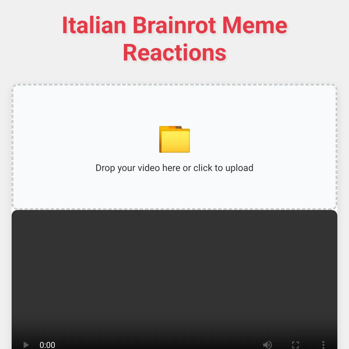 Italian Brainrot Meme Reactions