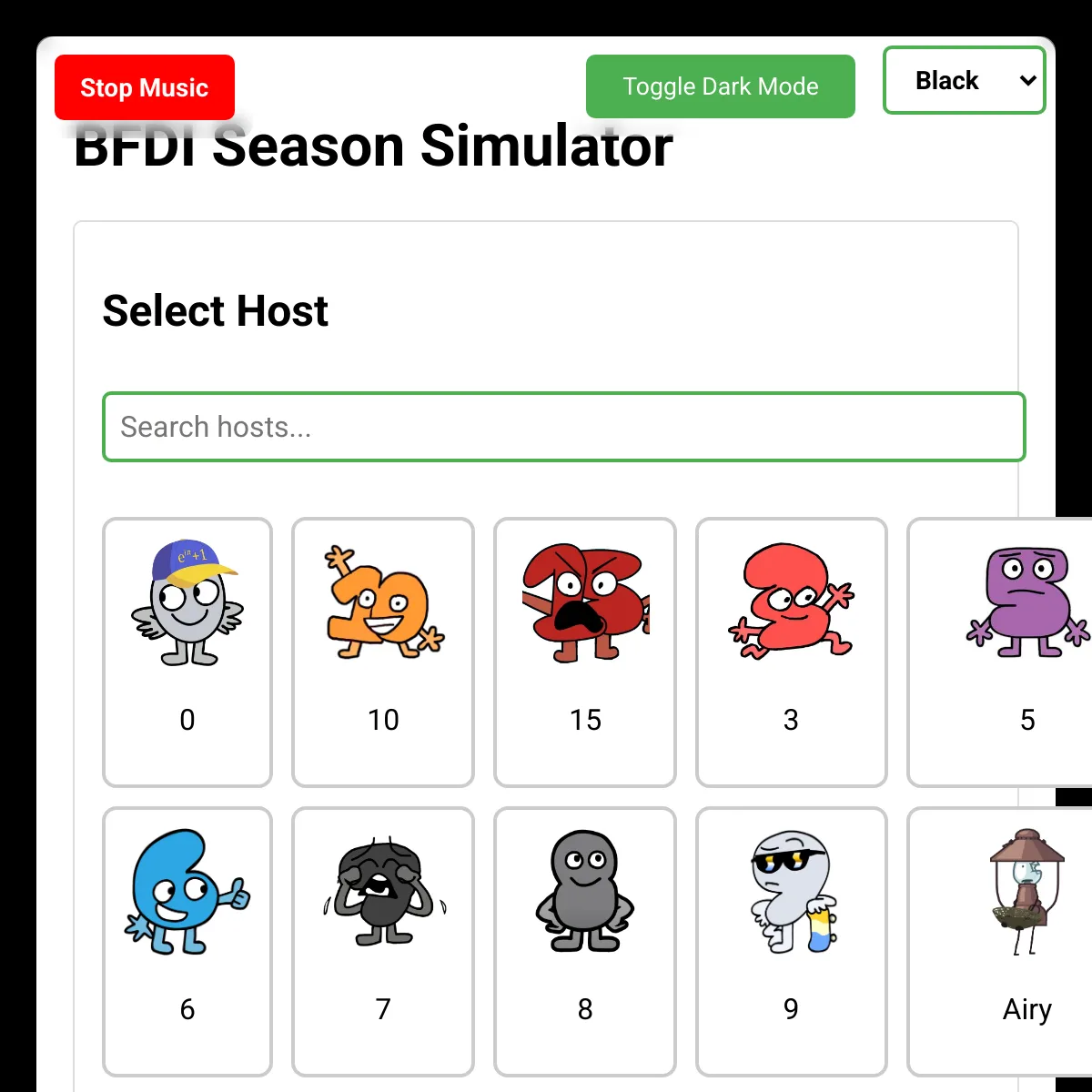 BFDI Simulator 2.1