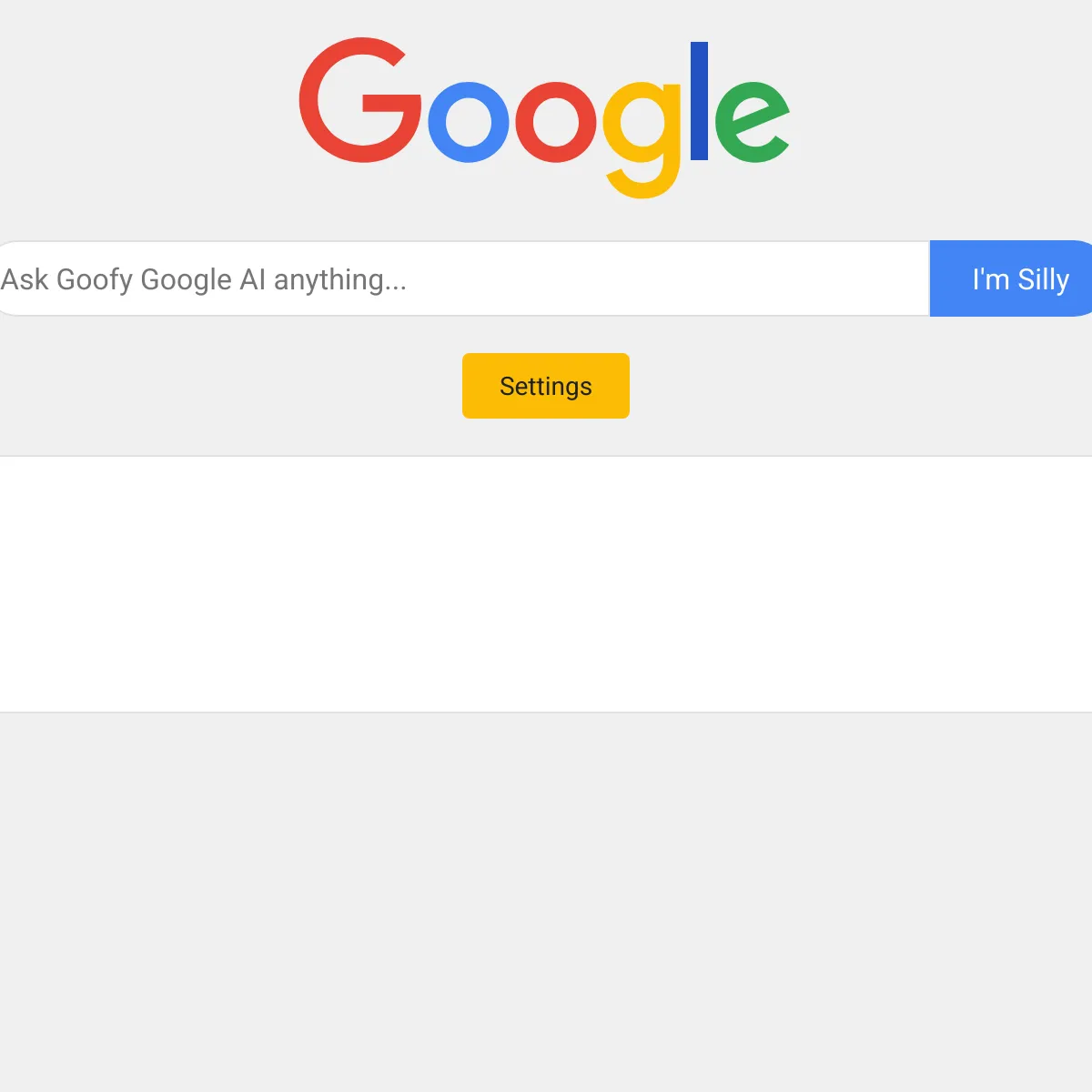 Goofy Google AI Search