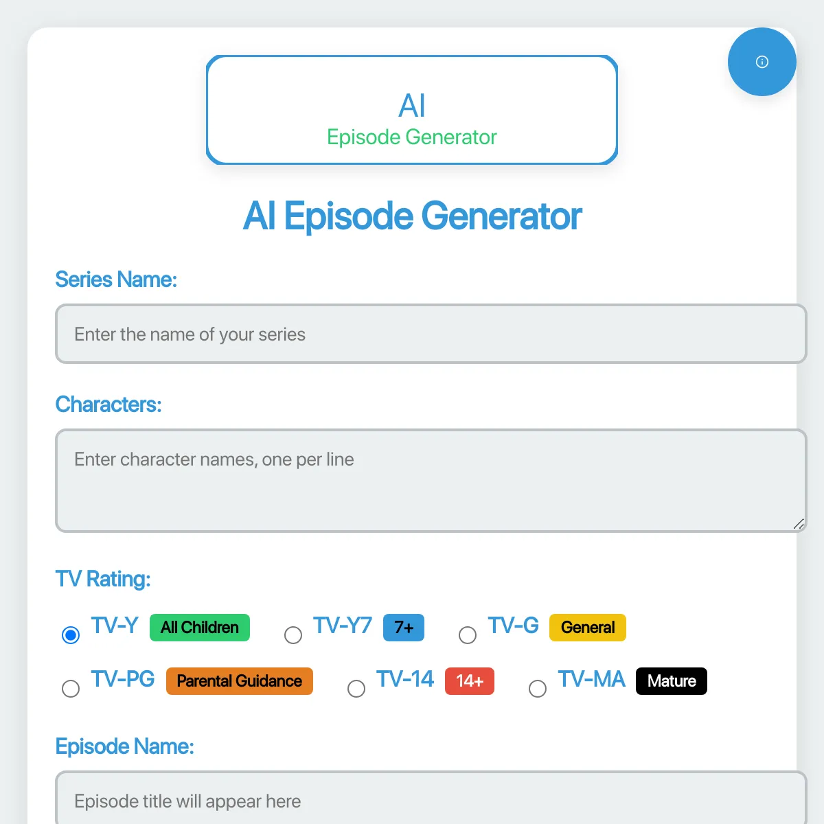 AI Episode Generator