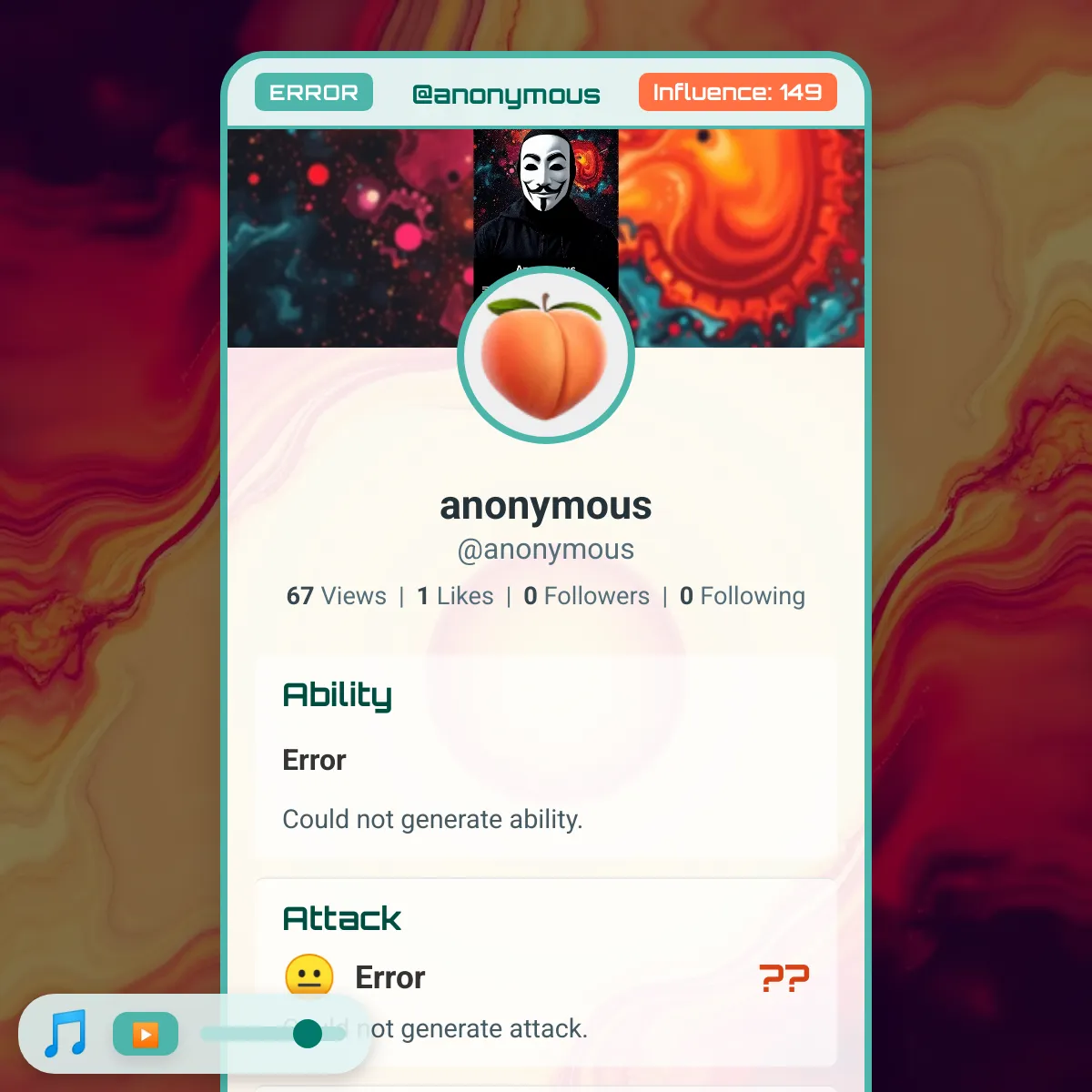 Websim Profile Card Generator