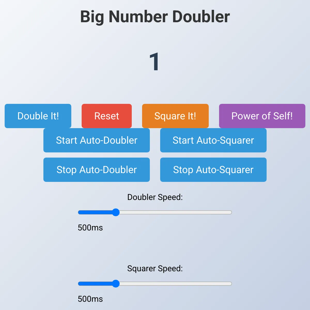 Big Number Doubler