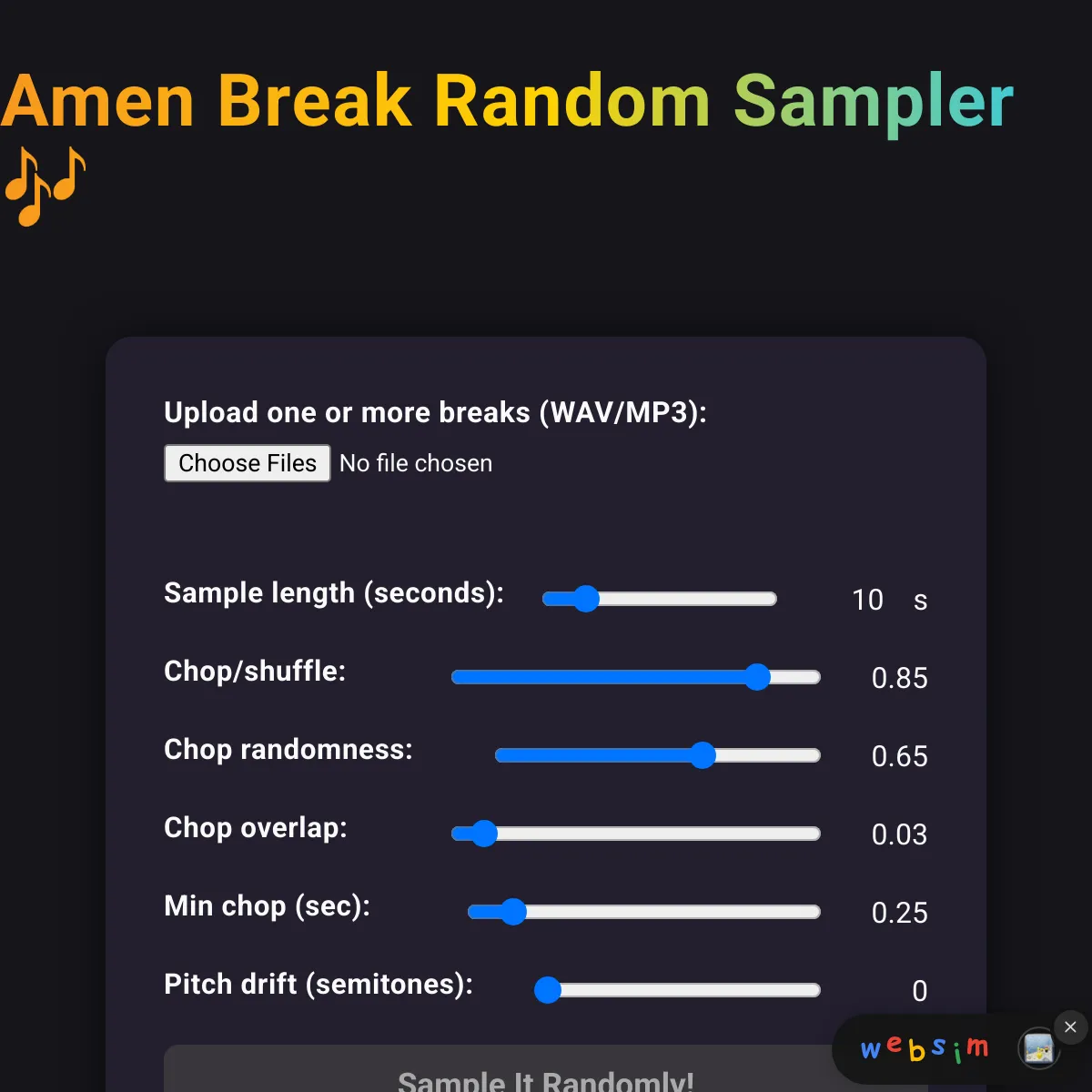 Amen Break AI Sampler