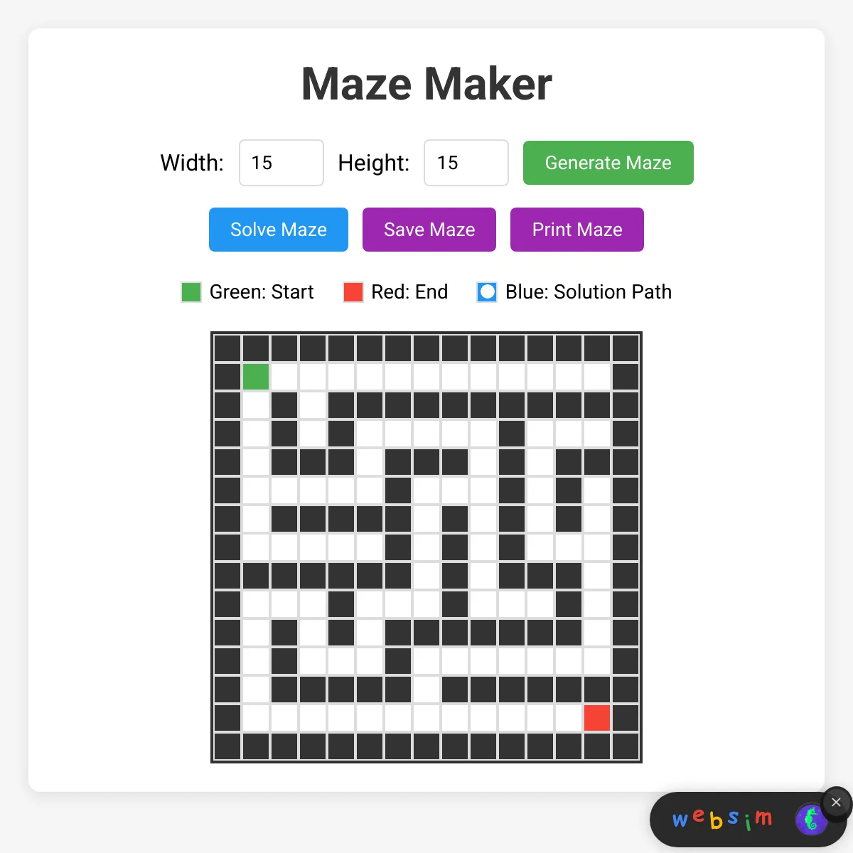 Maze Maker