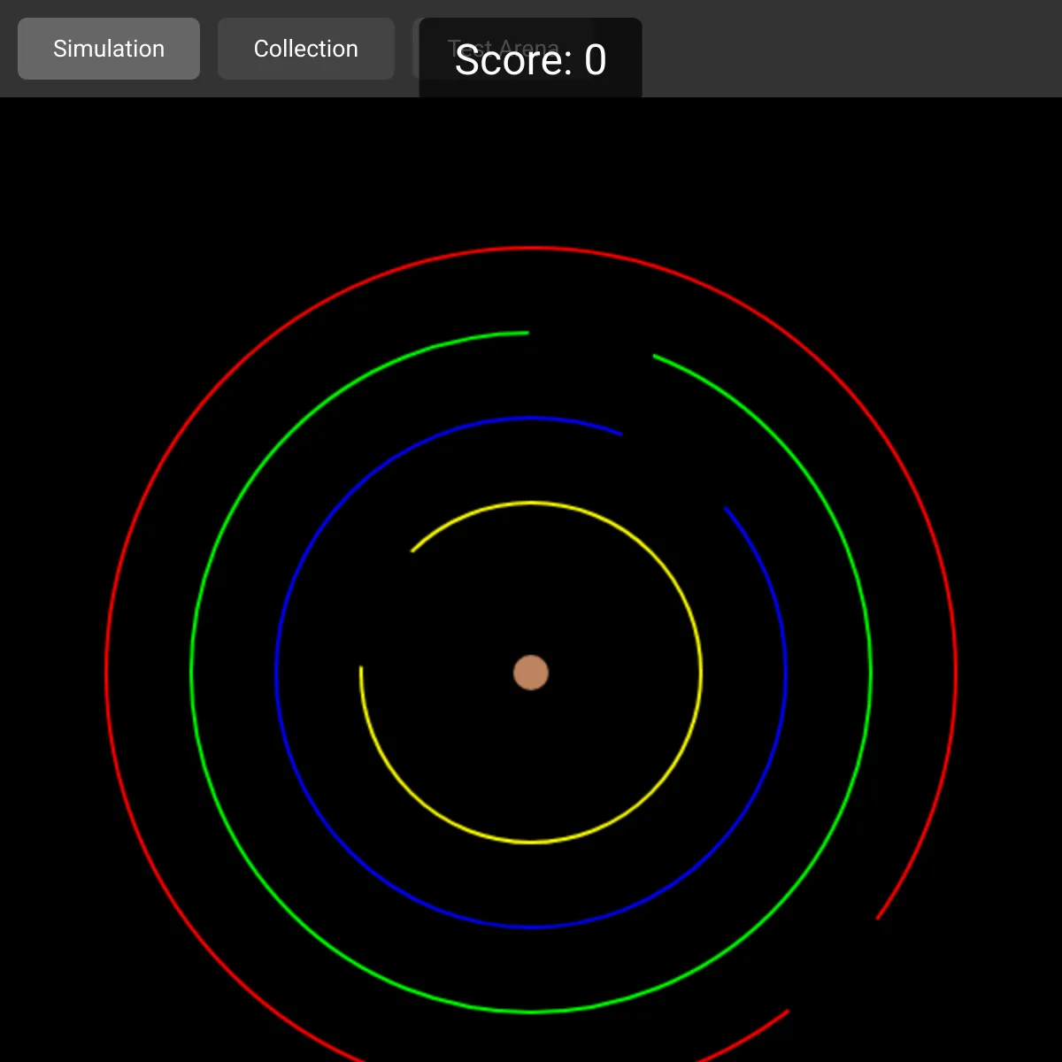 Gravity Circle Multi-Ball Collision Simulation