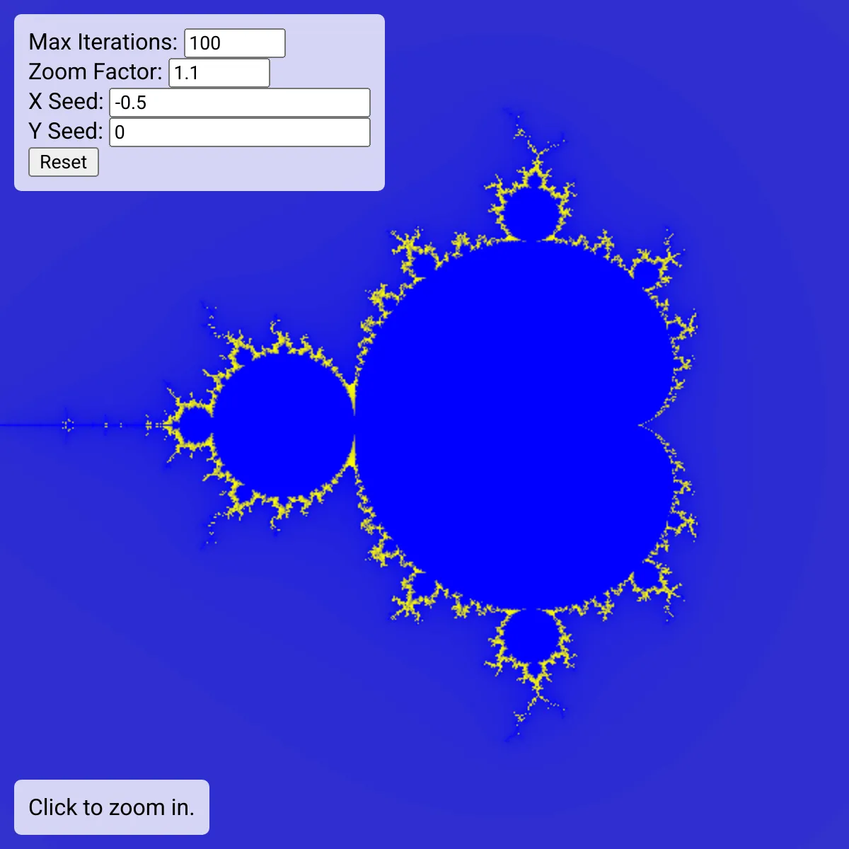 Mandelbrot Zoom