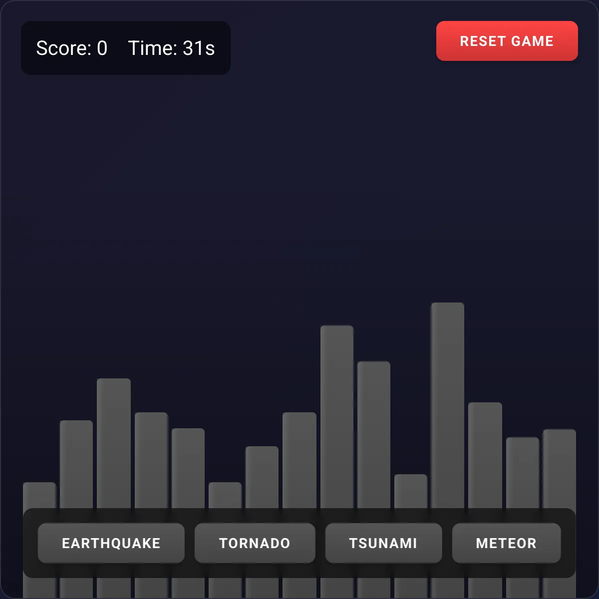 Natural Disaster Simulator