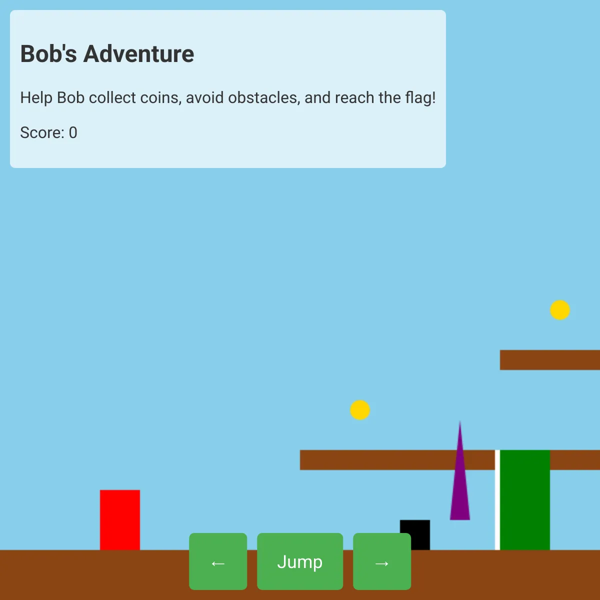 WebSim Bob's Adventure