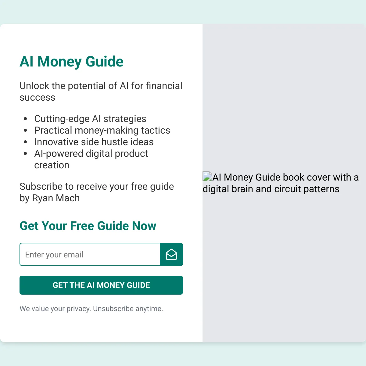 AI Money Guide - Ryan Mach