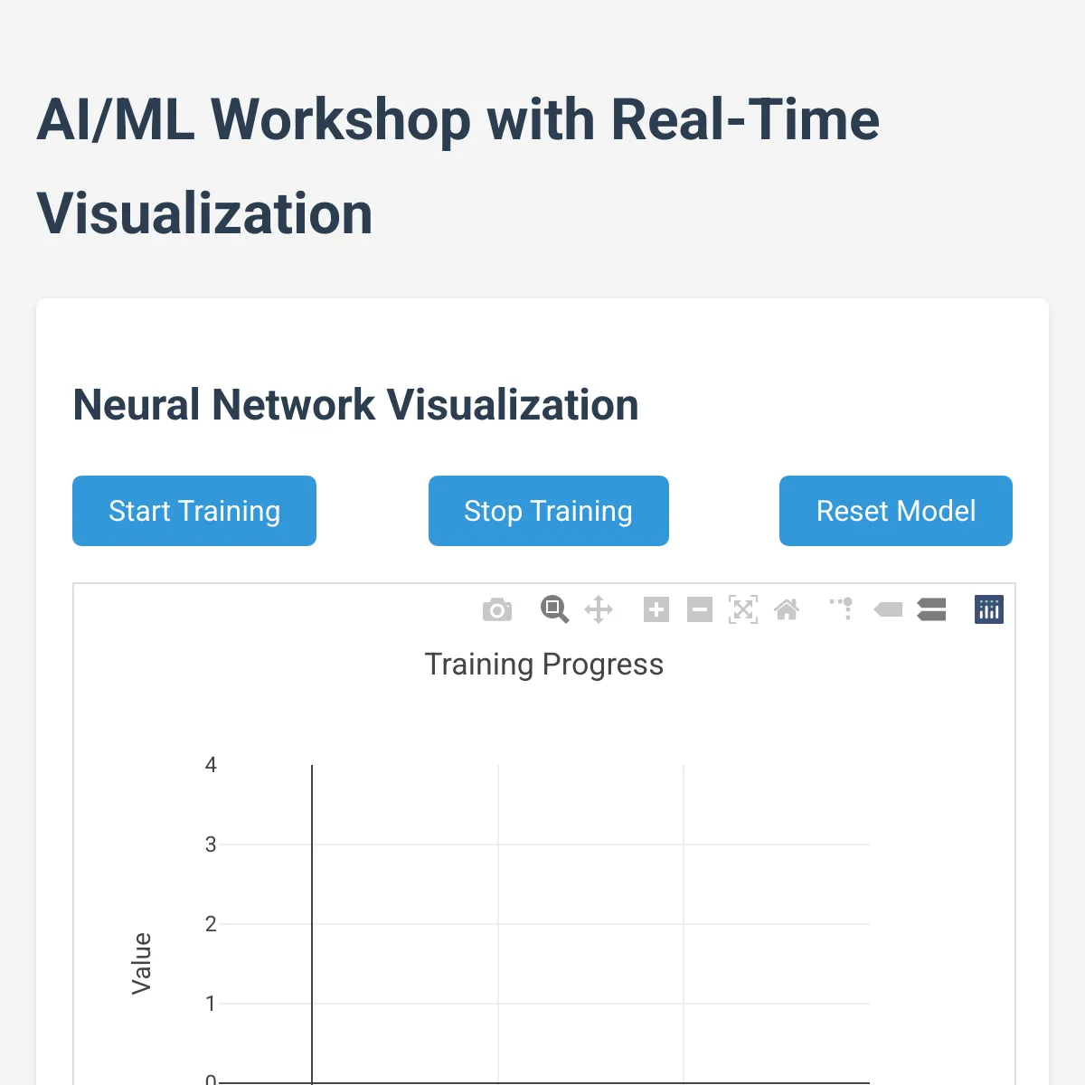 AI/ML Workshop with Real-Time Visualization