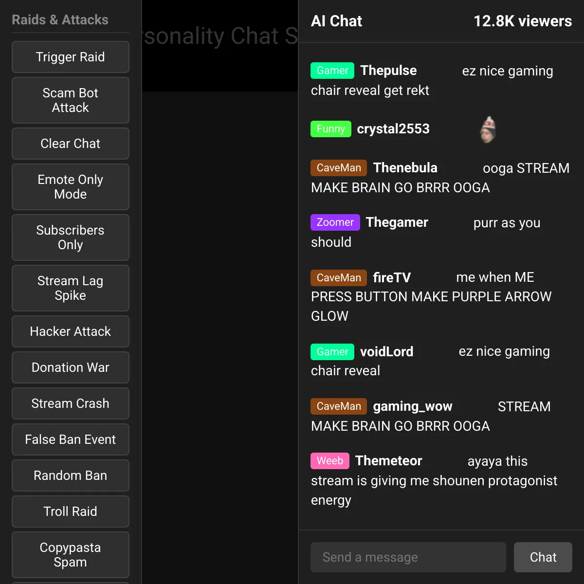 Mega mod of Iive chat (credits to dark heart)