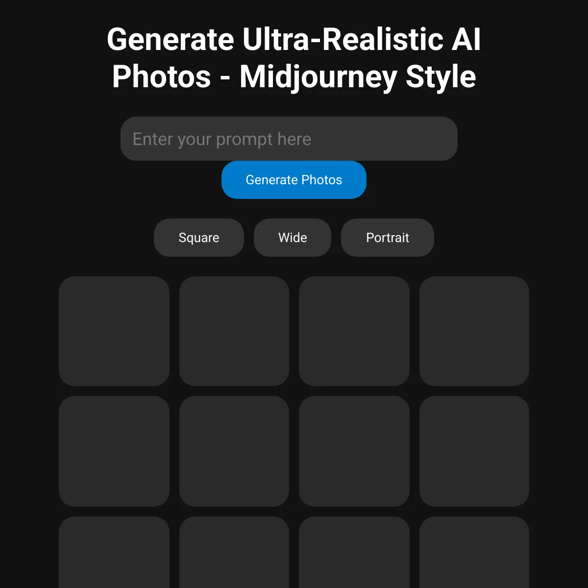 PhotoGen AI - Generate Ultra-Realistic AI Photos