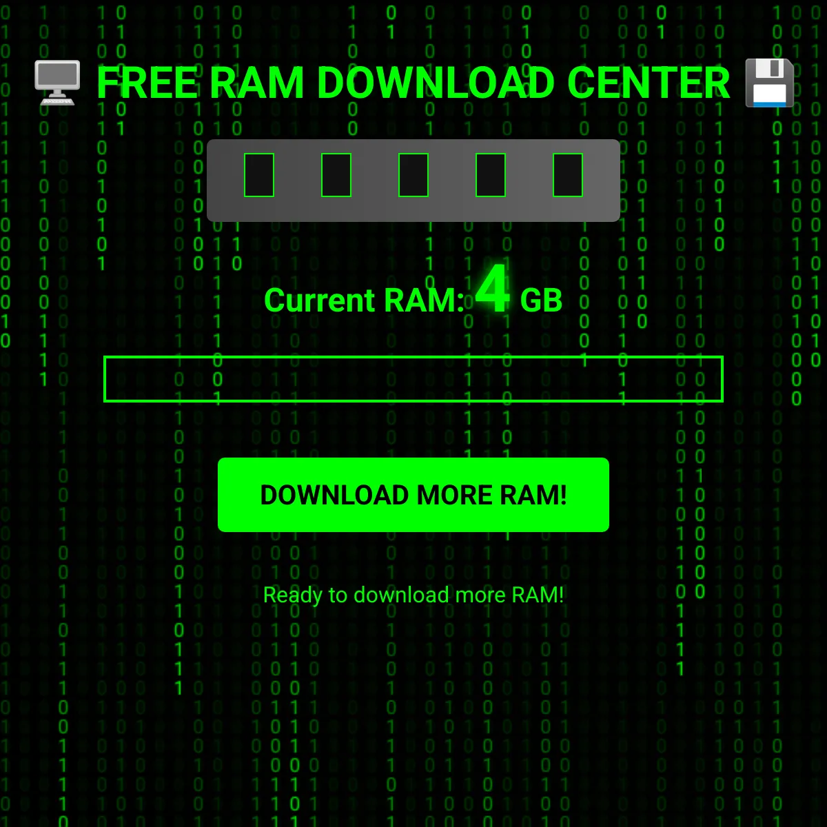 DOWNLOAD MORE RAM! 💾