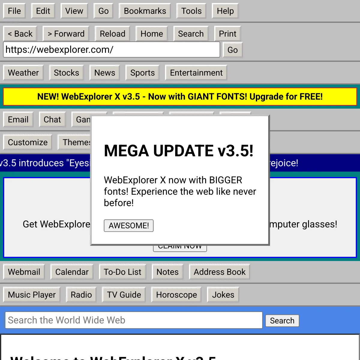 WebExplorer X - The Ultimate Internet Experience (v3.5)