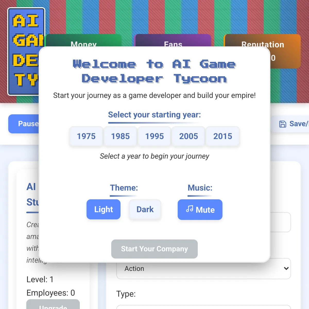 (Saves!) AI Game Developer Tycoon