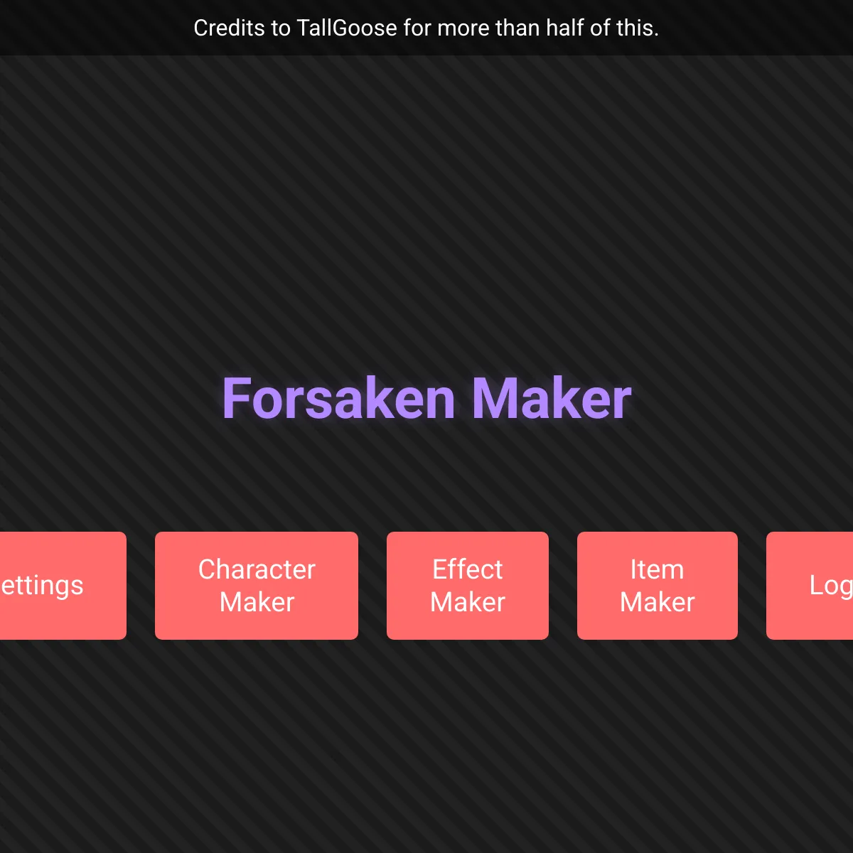 Forsaken Maker