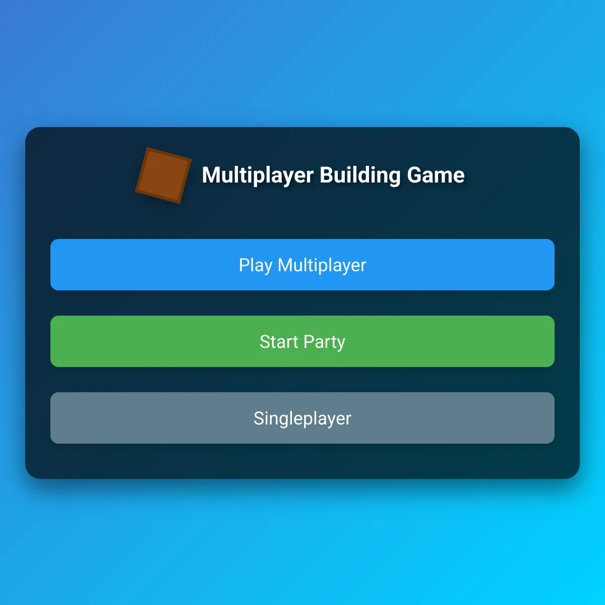 Multiplayer Building Game