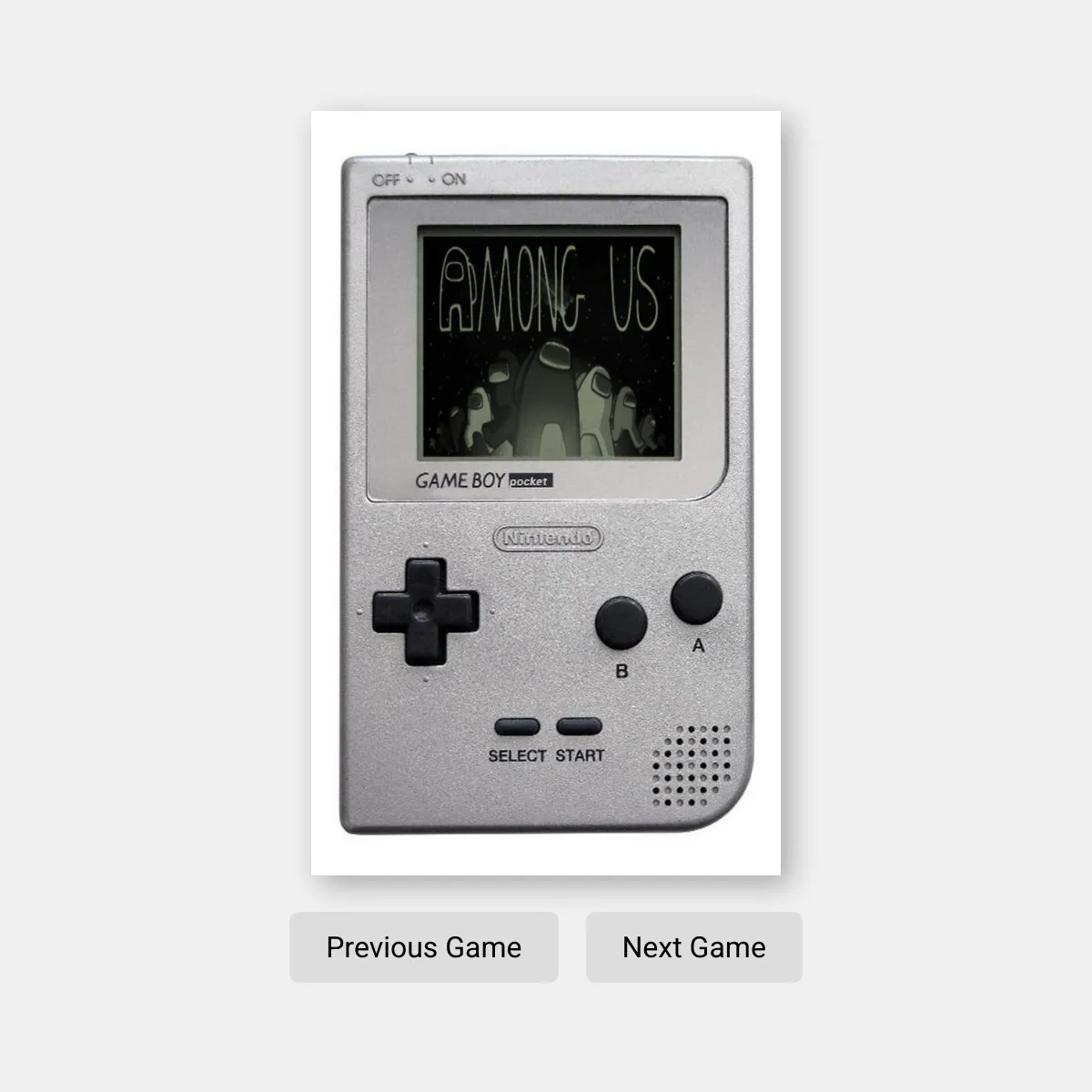 Game Boy Game Selector