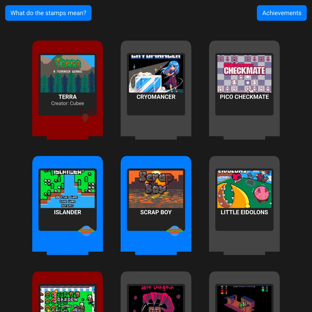 Pico-8 Game library