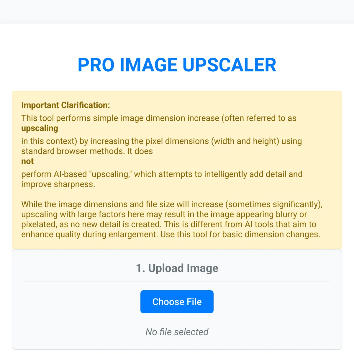 PRO IMAGE UPSCALER