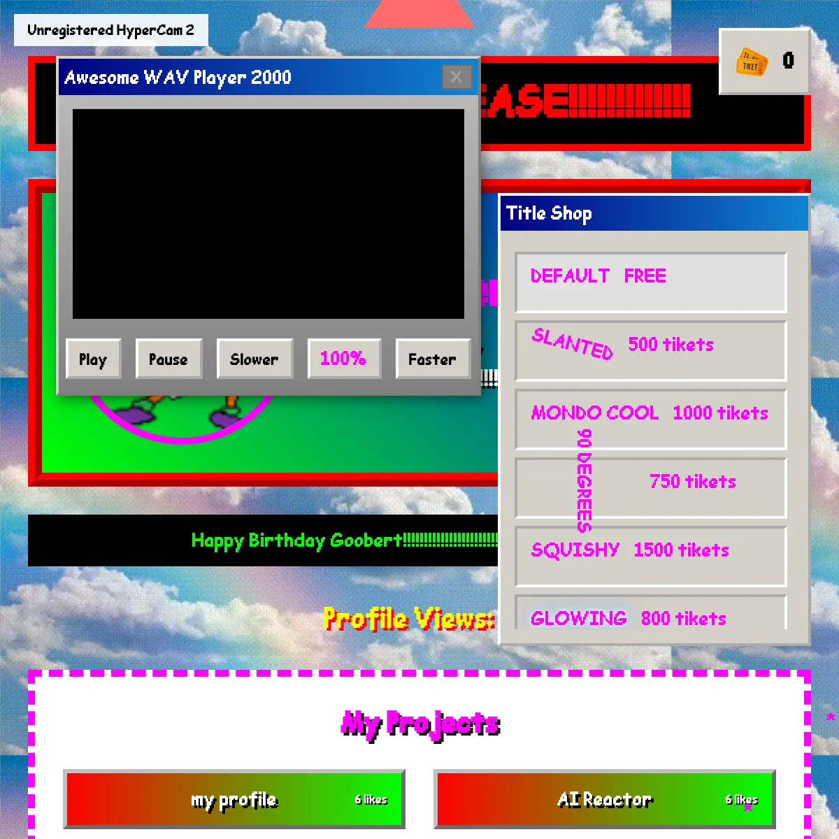 @goobert's Profile – websim.com