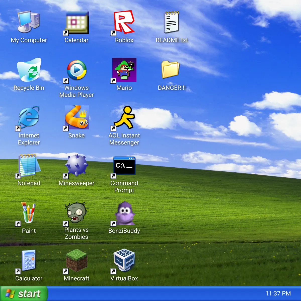 Windows XP Simulator with AI Internet