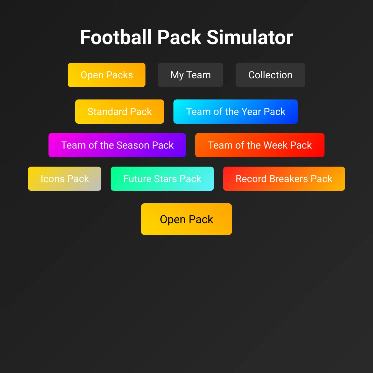 Football Packing Simulator (BETA)