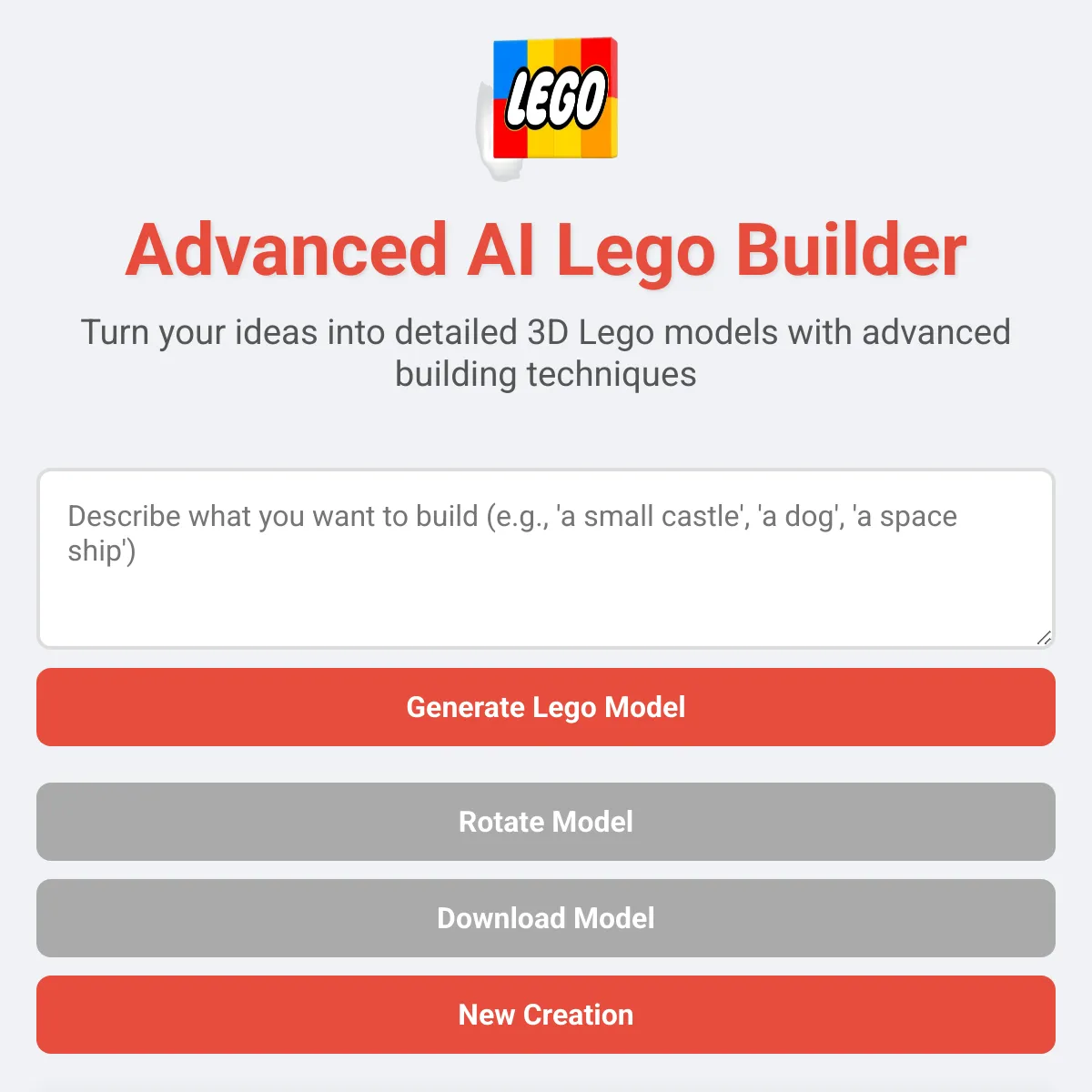 AI Lego Builder