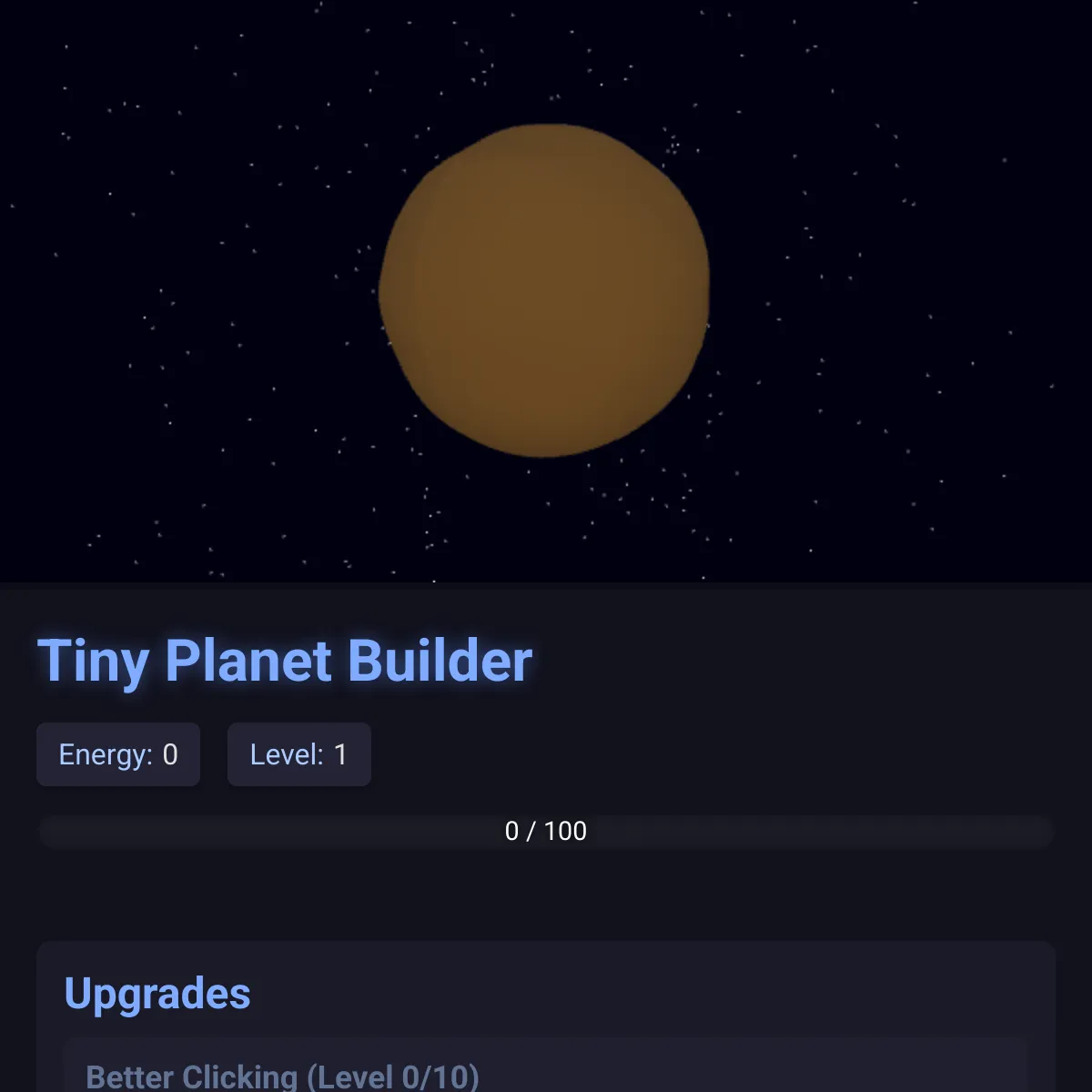 Tiny Planet Builder