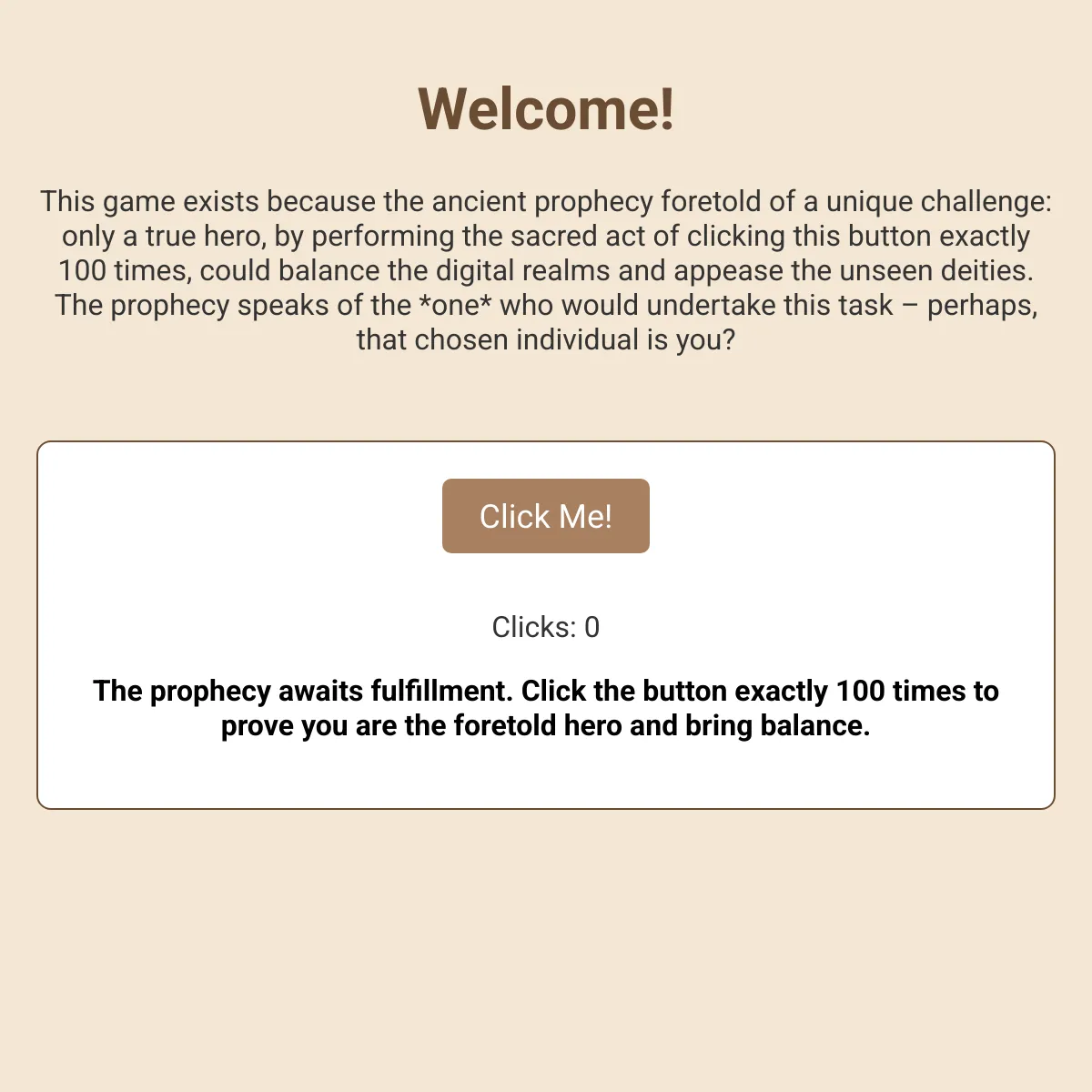 Why Does This Game Exist?