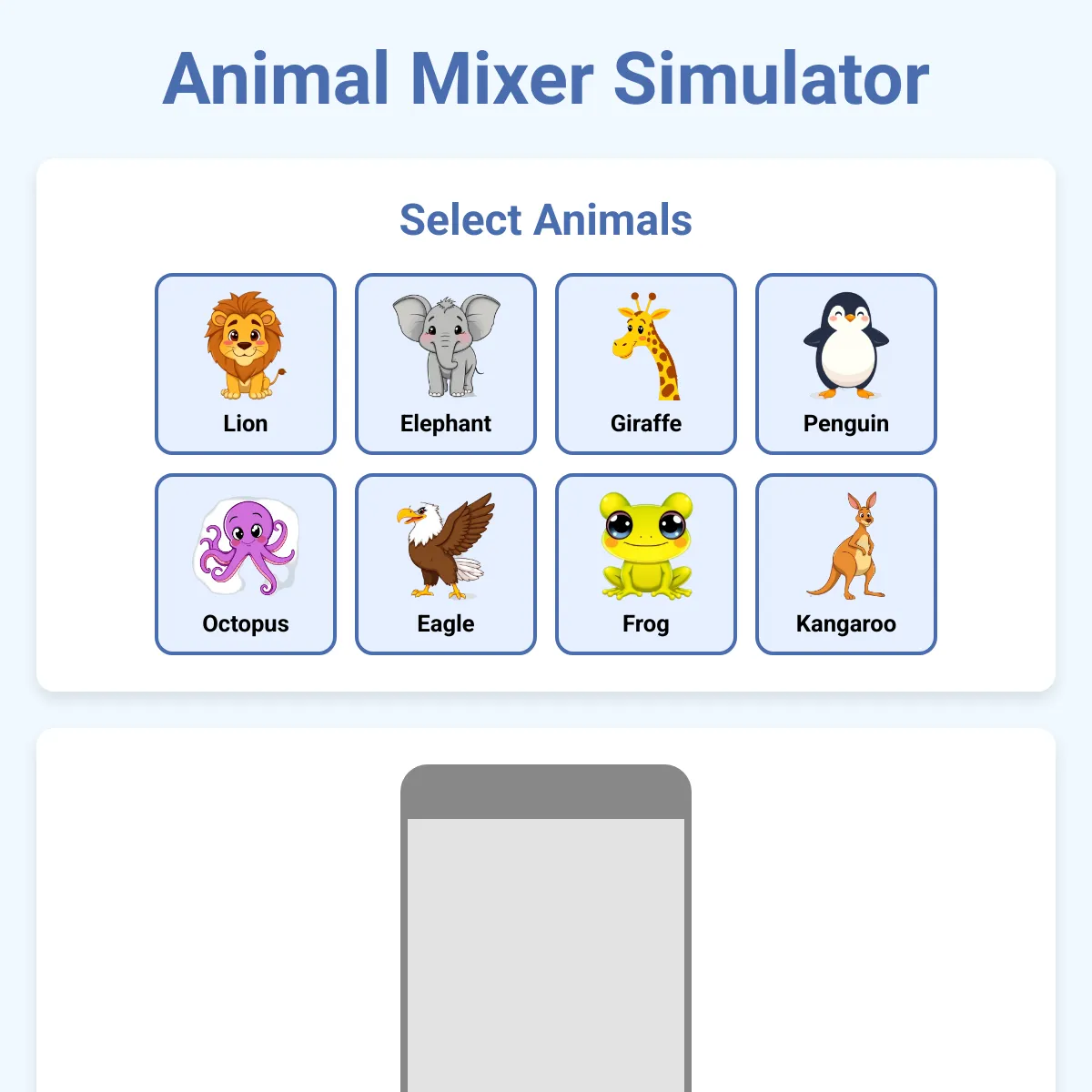 Animal Mixer Simulator