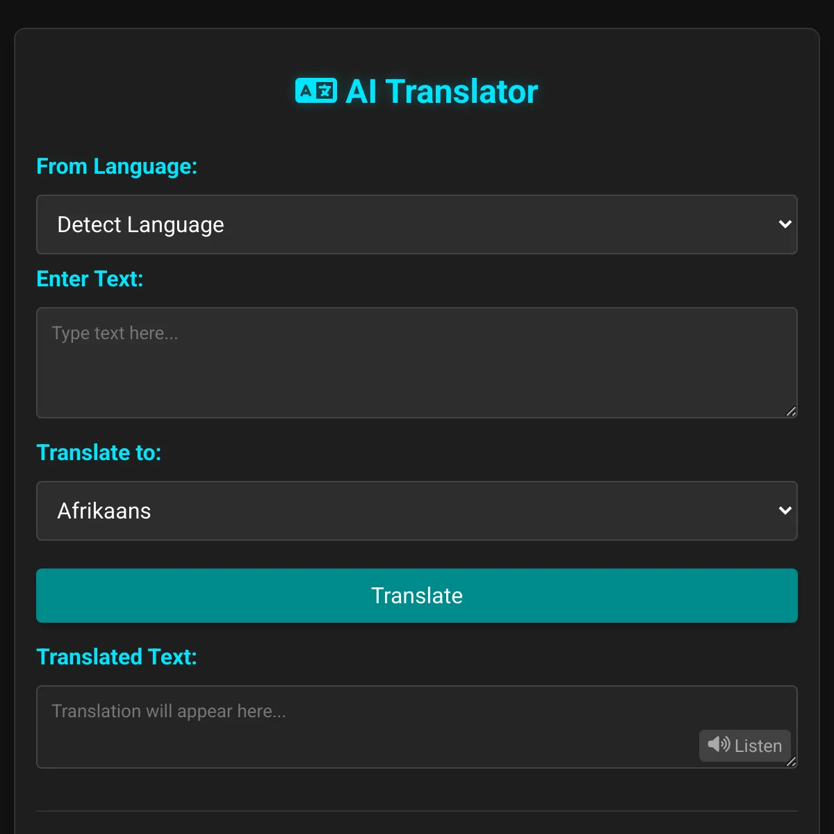 AI Translator