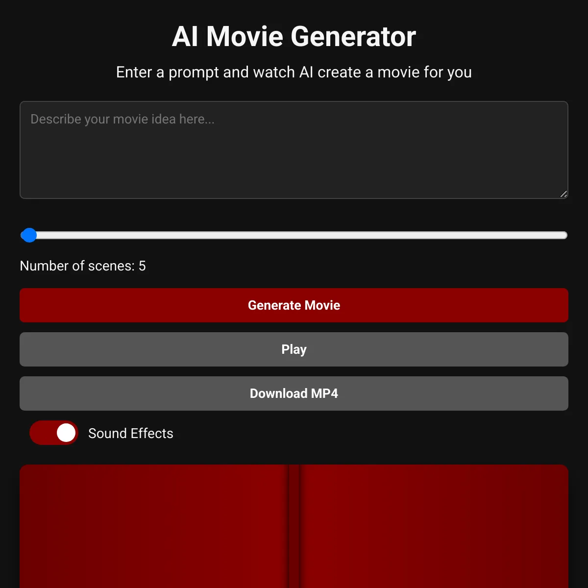 AI Movie Generator