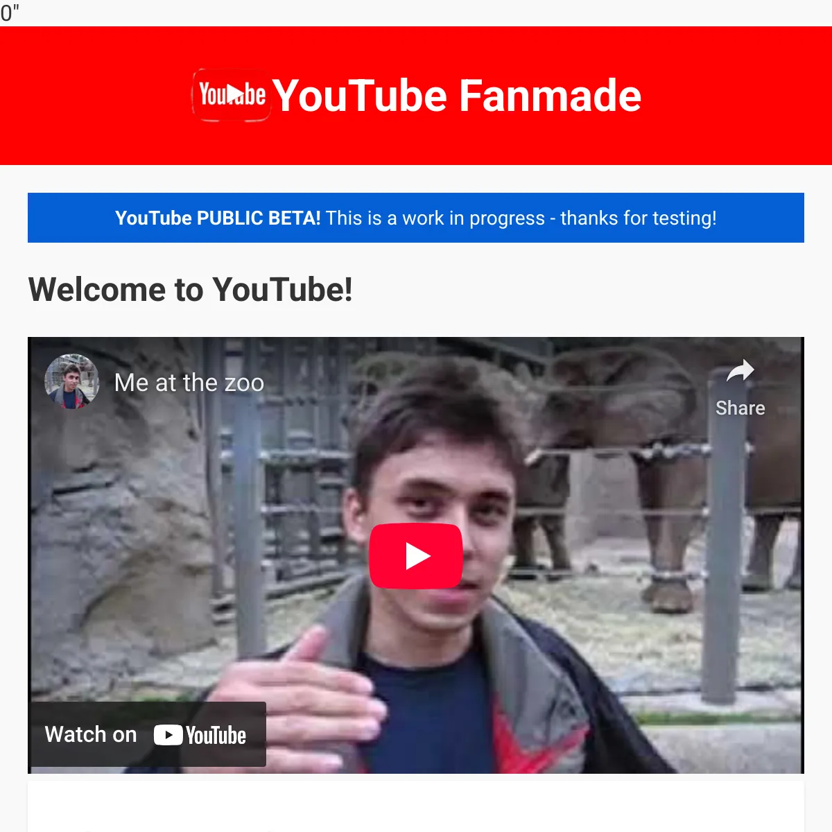 YouTube Fanmade - Welcome!
