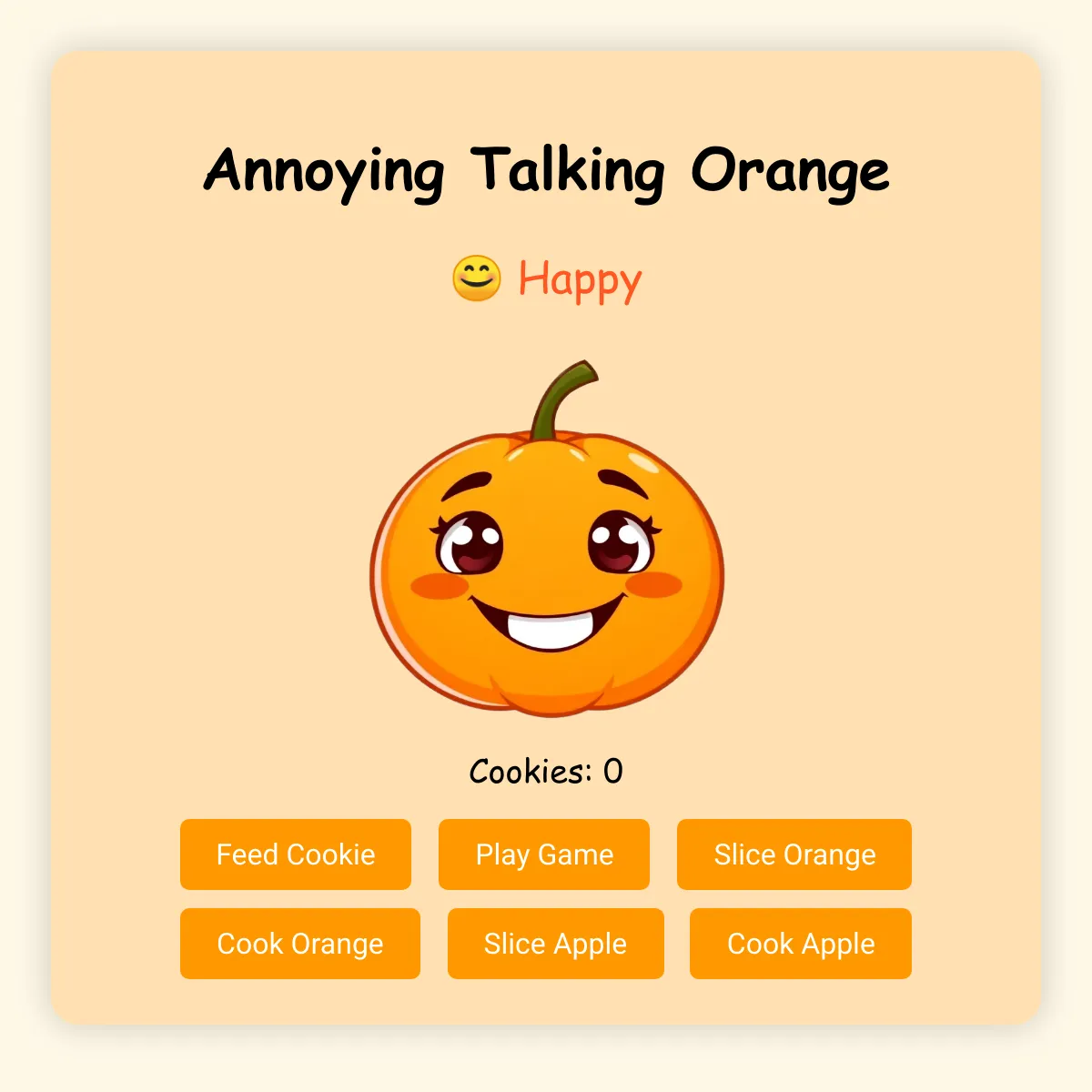 Annoying Talking Orange