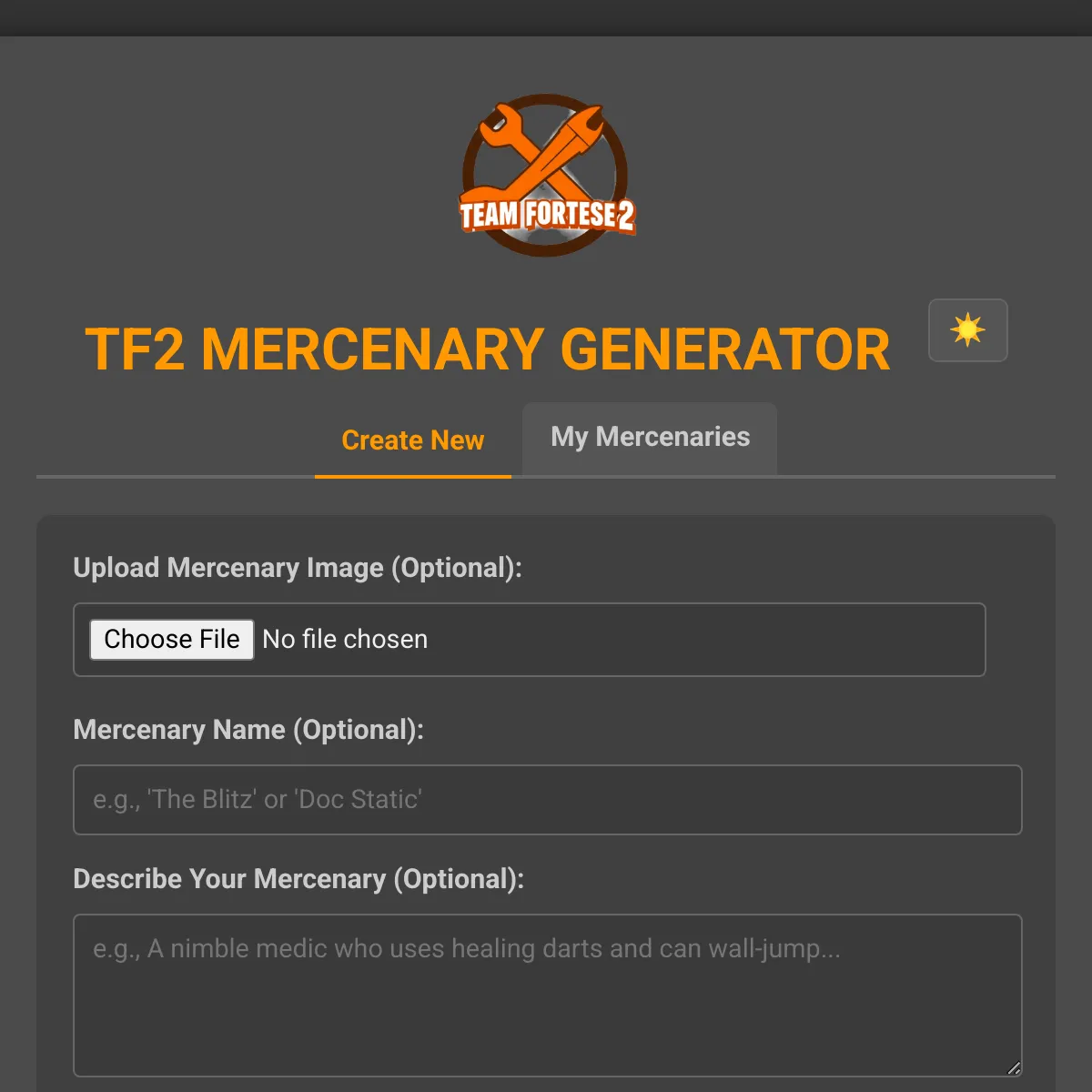 TF2 Mercenary Generator