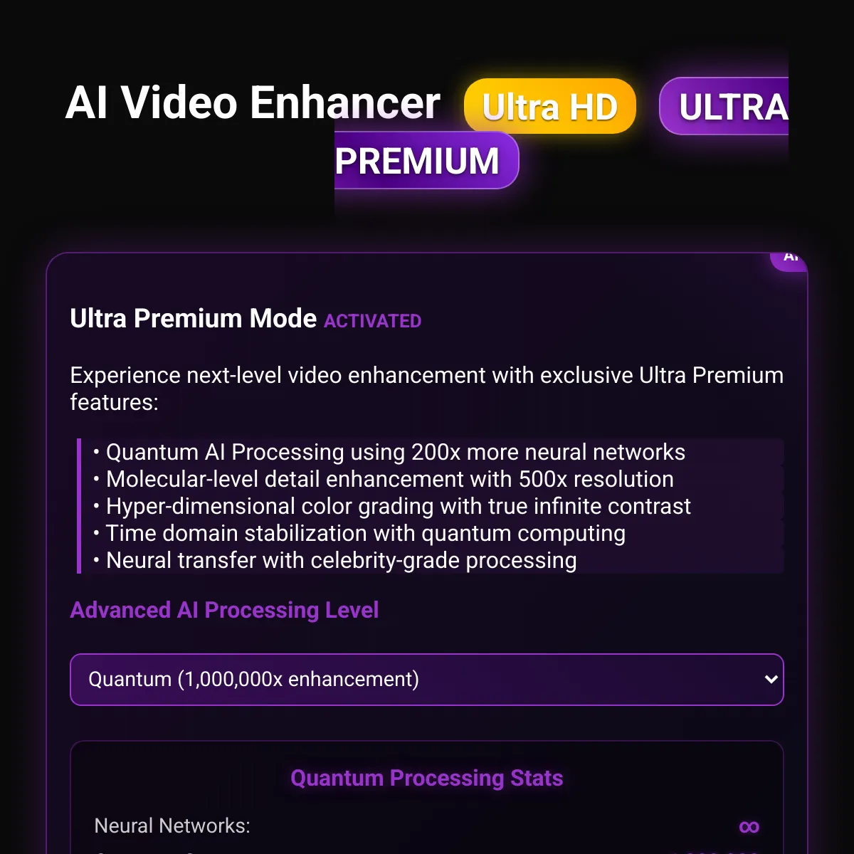 AI Video Enhancer