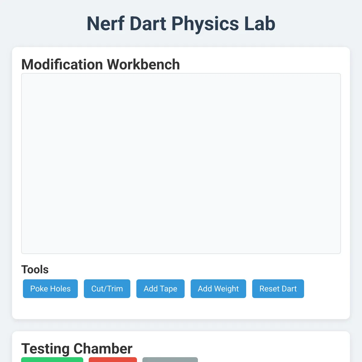 Nerf Dart Physics Lab