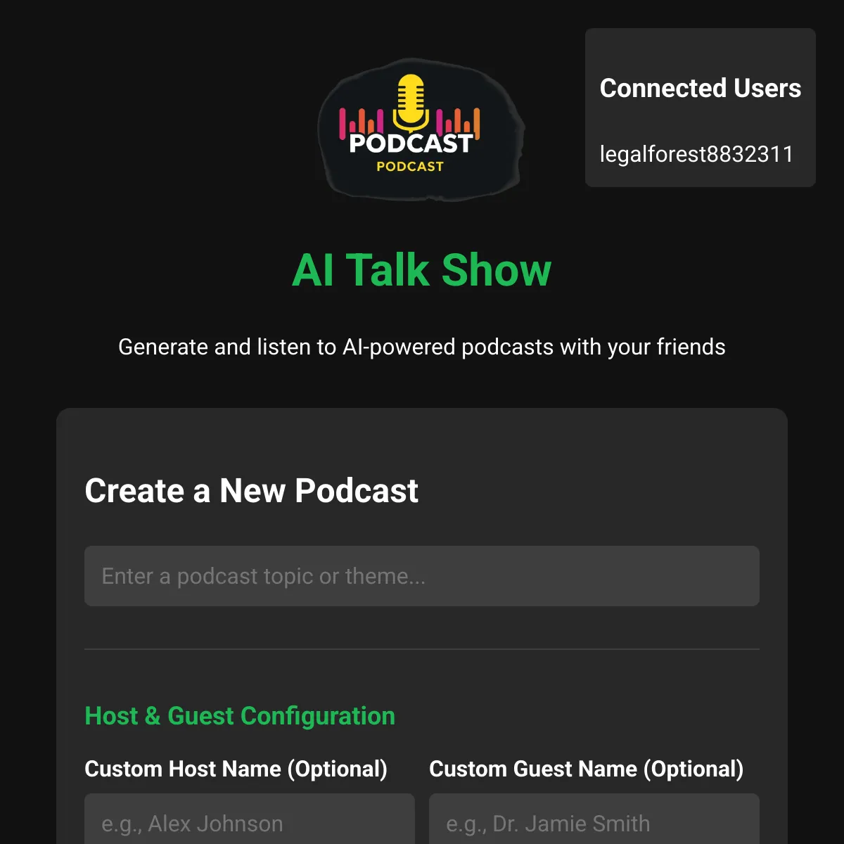 Ai Talk Show Generative Podcasts
