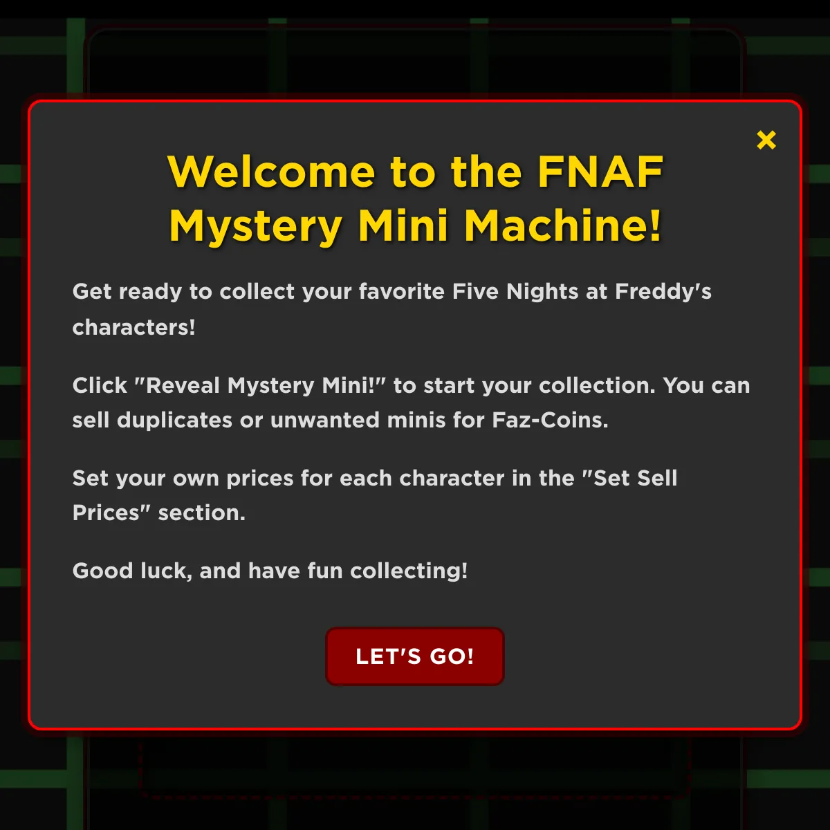FNAF Mystery Mini Machine (THE WIP S3 DEMO!)